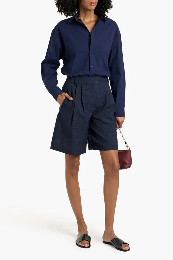 Matteau Cotton-poplin Shirt - Navy