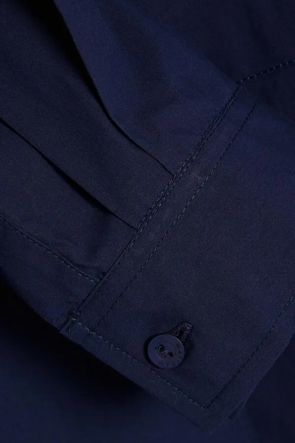 Matteau Cotton-poplin Shirt - Navy