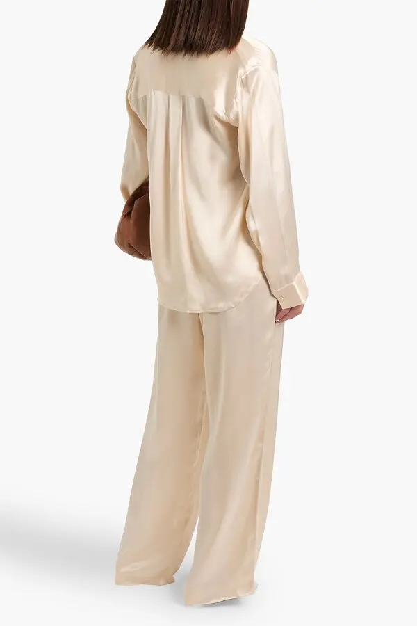 Matteau Satin Shirt - Cream