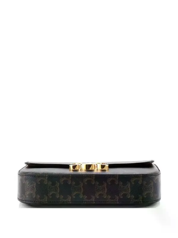 Celine Triomphe Coated Canvas Small Shoulder Bag