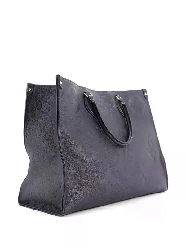 LOUIS VUITTON Onthego Monogram Empreinte Giant Gm Tote Bag - Black