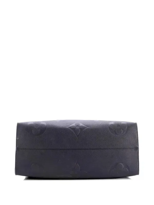 LOUIS VUITTON Onthego Monogram Empreinte Giant Gm Tote Bag - Black
