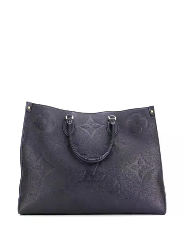 LOUIS VUITTON Onthego Monogram Empreinte Giant Gm Tote Bag - Black