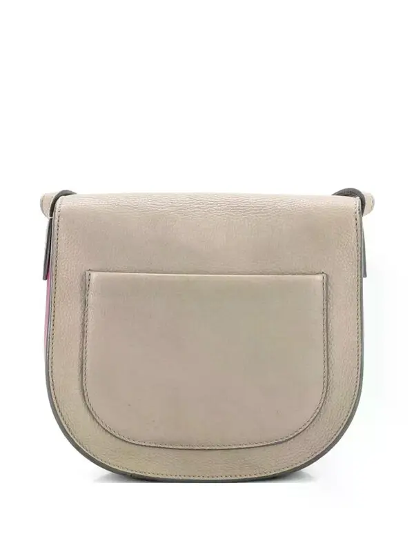 Celine Trotteur Grainy Leather Small Crossbody Bag - Neutrals