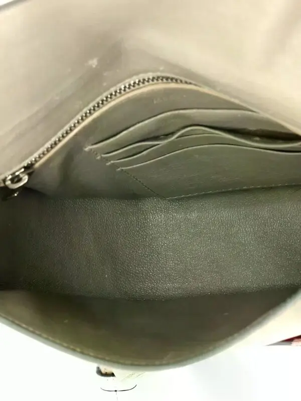Celine Trotteur Grainy Leather Small Crossbody Bag - Neutrals