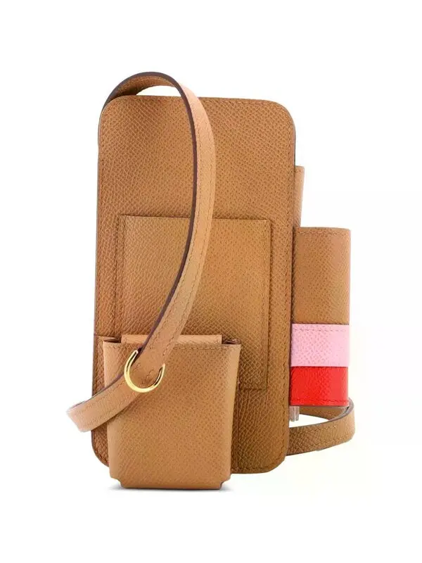 Hermès Way Phone Case Crossbody Bag Epsom Clutch - Neutrals