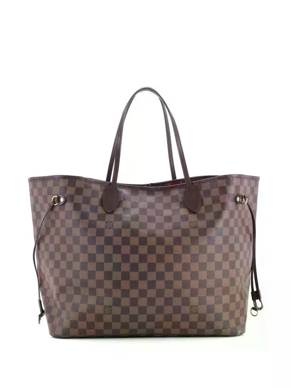 LOUIS VUITTON Neverfull Damier Gm Tote Bag - Brown