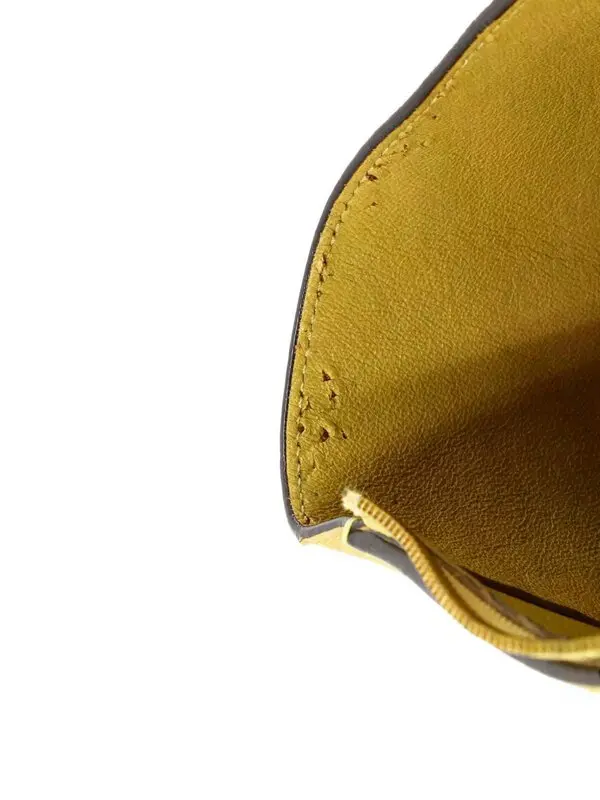 Celine Belt Bag Textured Leather Medium Satchel - Yellow