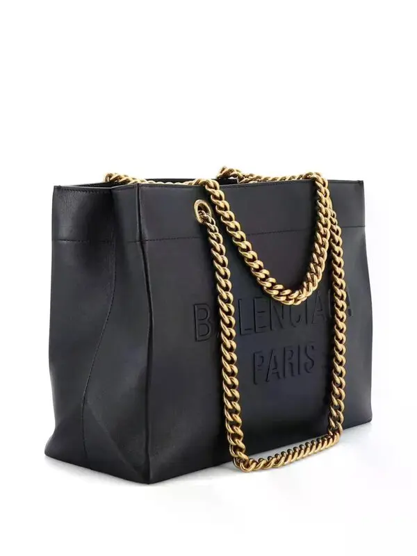 Balenciaga Duty Free Chain Leather Medium Tote