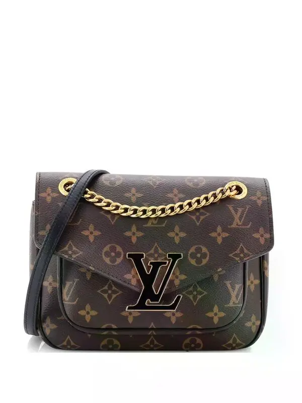 LOUIS VUITTON Passy Handbag Monogram Canvas Crossbody Bag - Brown