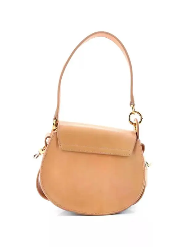 Chloé Tess Small Leather Shoulder Bag - Neutrals