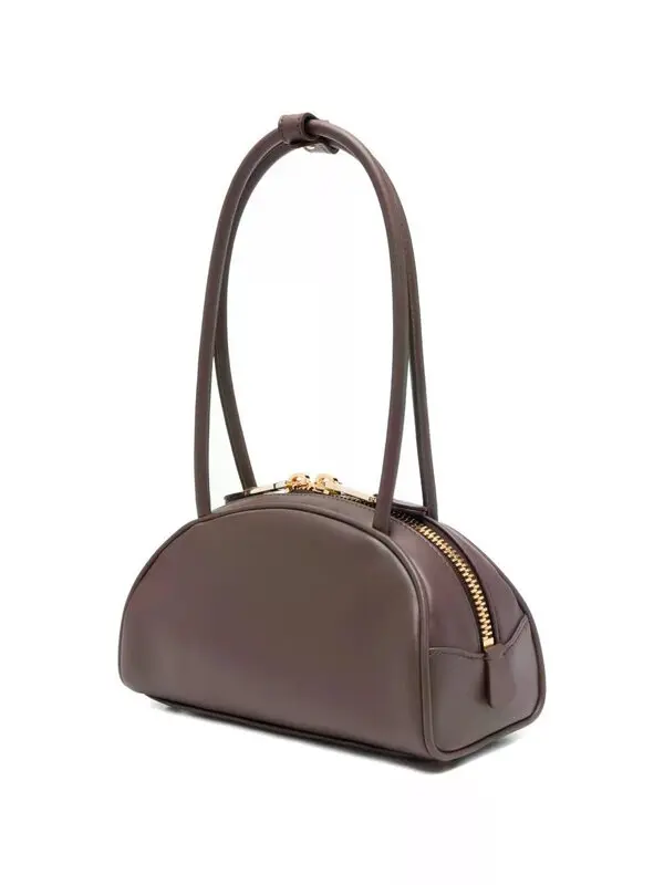 Miu Miu Beau Embossed Leather Tote Bag - Brown