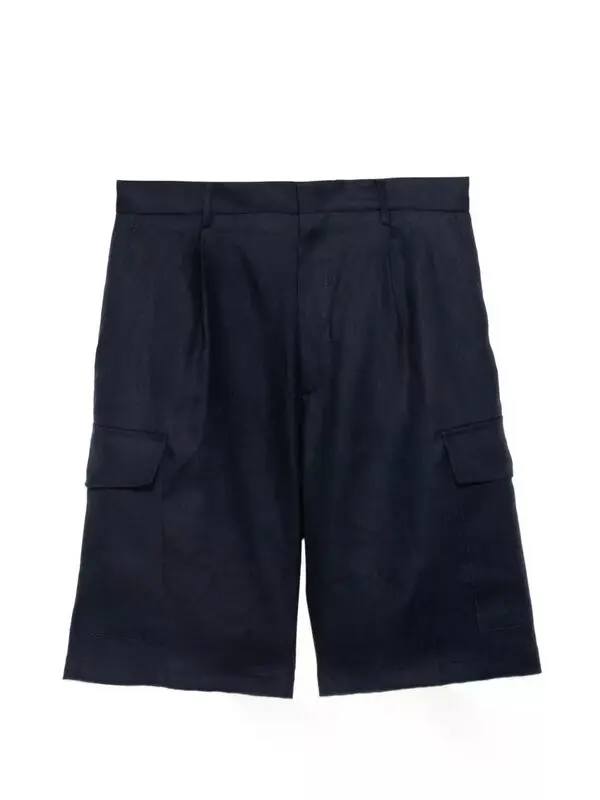 Tagliatore Cargo Pleated Trousers - Grey