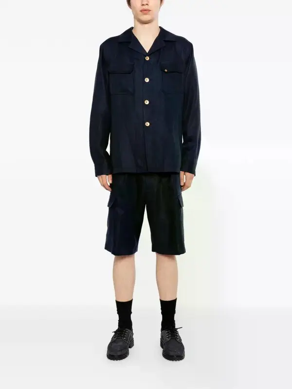 Tagliatore Cargo Pleated Trousers - Grey