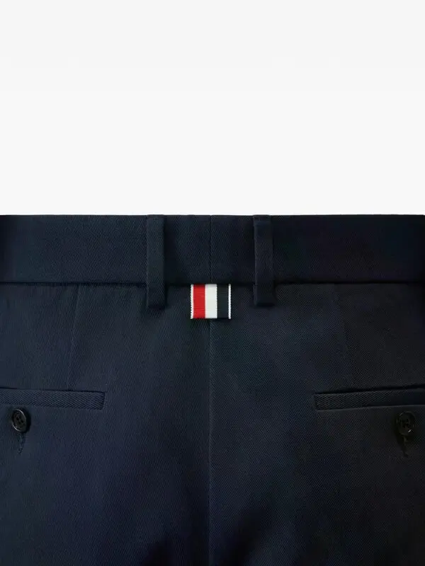 Thom Browne Flat-front Cropped Trousers