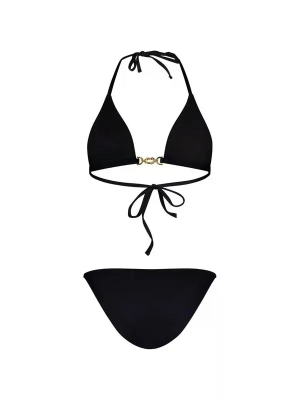 PARAMIDONNA Gia Tie-detail Bikini - Black