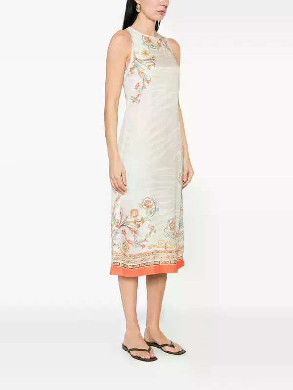 Just Cavalli Printed Midi Dress