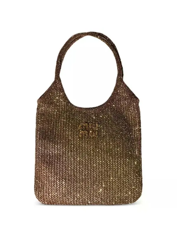 Miu Miu Ivy Sequin Mesh Handbag