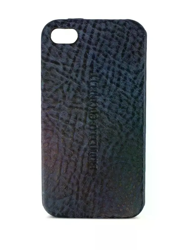 Brunello Cucinelli Textured Phone-case - Blue