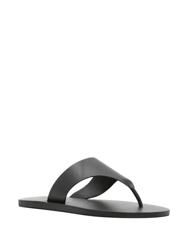Manebí Thong Strap Sandals - Black