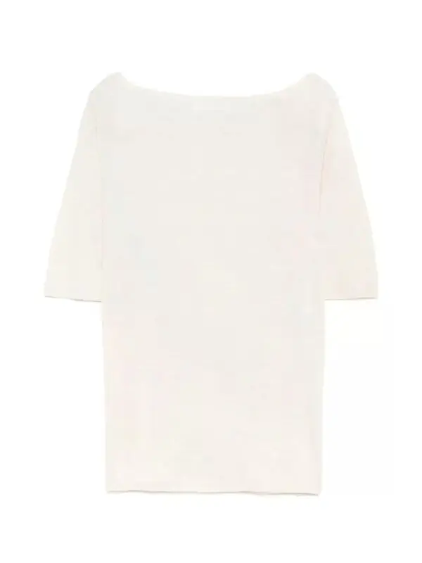 Majestic Filatures Boat-neck T-shirt - White