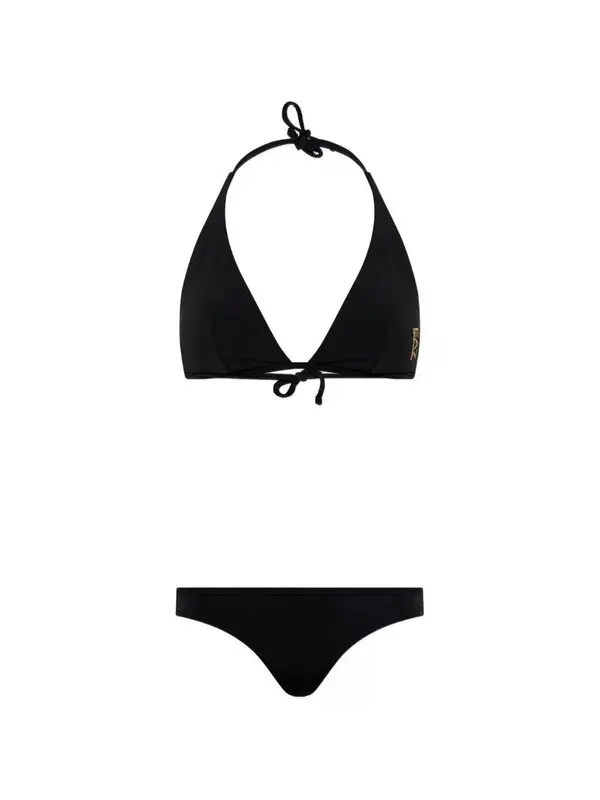 EA7 Logo-detail Bikini - Black