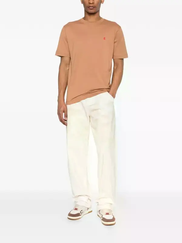 Études Studio Embroidered T-shirt - Brown