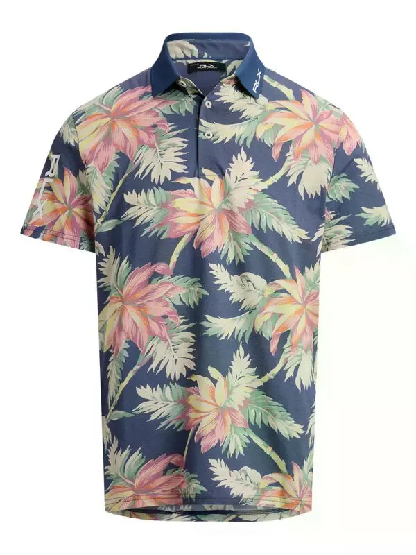 Rlx Ralph Lauren Floral-print Polo Shirt