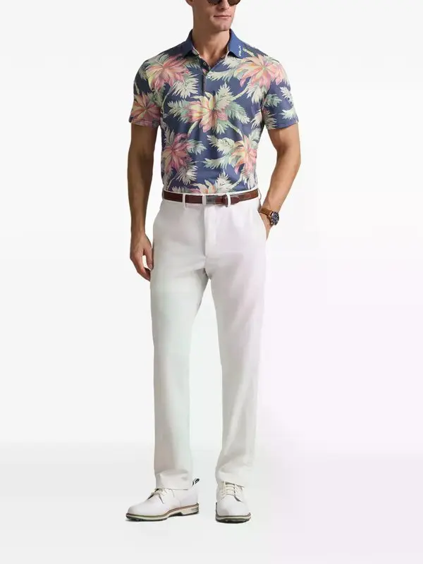 Rlx Ralph Lauren Floral-print Polo Shirt