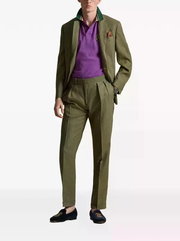 Polo Ralph Lauren Appliqué Short-sleeve Polo Shirt - Purple