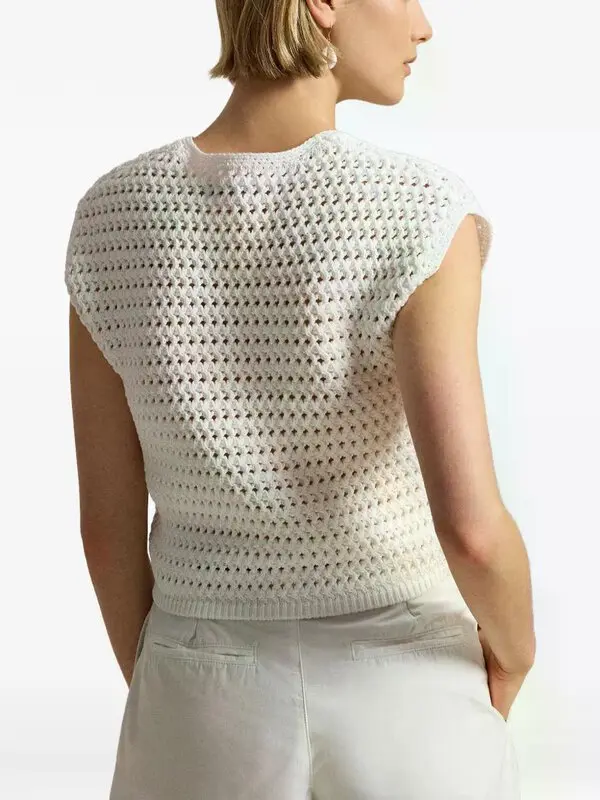 Polo Ralph Lauren Crochet Knit Vest