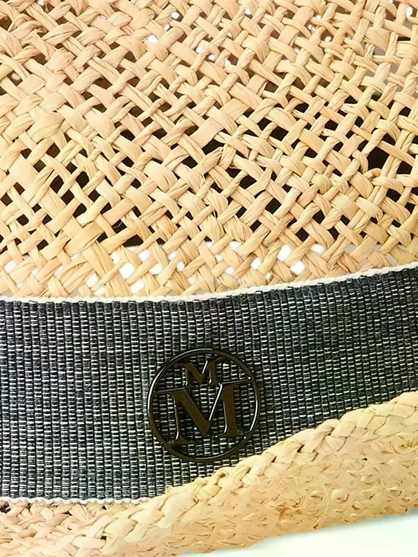MAISON MICHEL Austin Logo-plaque Hat