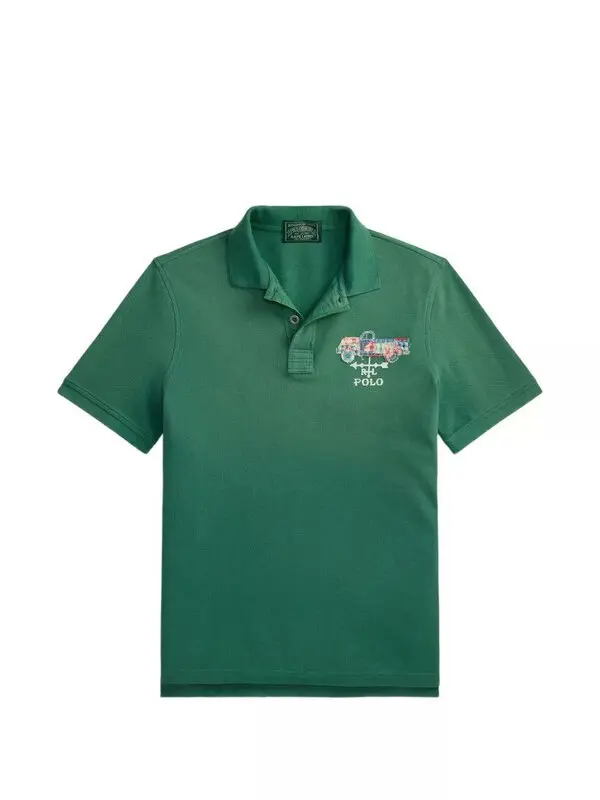 Polo Ralph Lauren Graphic-embroidered Short-sleeve Polo Shirt