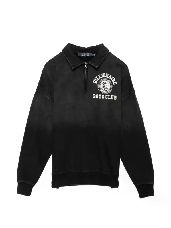 BILLIONAIRE BOYS CLUB World College Quarter Sweatshirt - Black