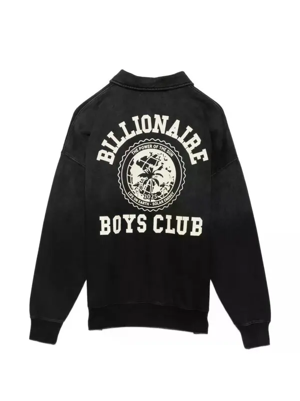 BILLIONAIRE BOYS CLUB World College Quarter Sweatshirt - Black