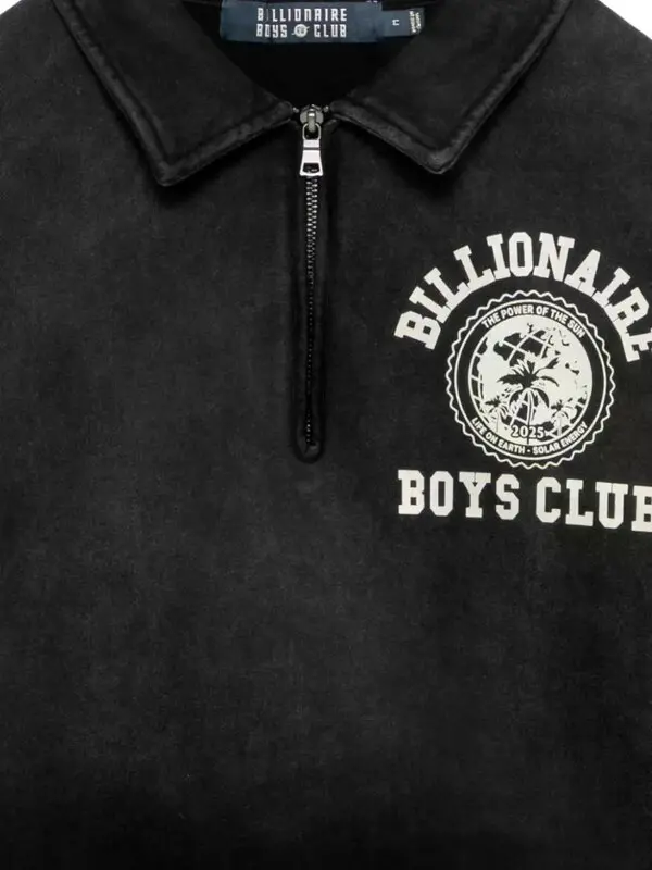 BILLIONAIRE BOYS CLUB World College Quarter Sweatshirt - Black