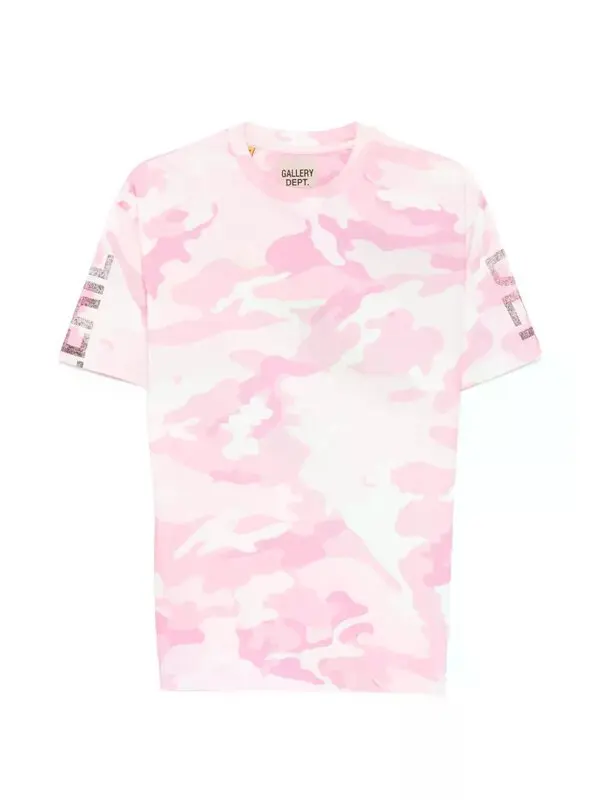GALLERY DEPT. Camo Logo T-shirt - Pink
