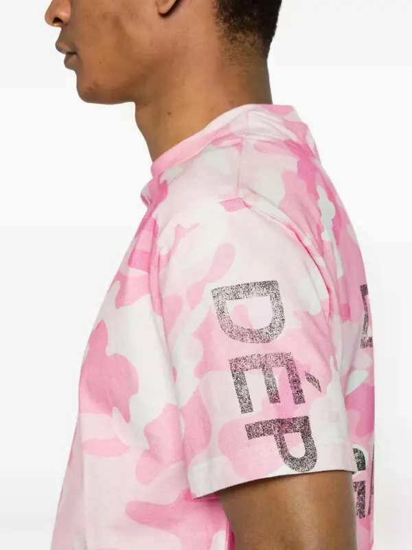 GALLERY DEPT. Camo Logo T-shirt - Pink