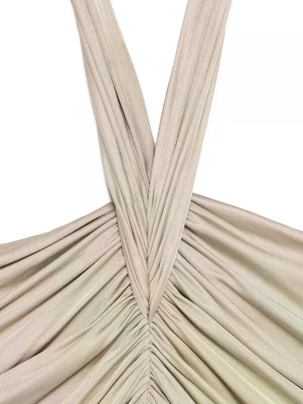 Atlein Halterneck Bodysuit - Neutrals