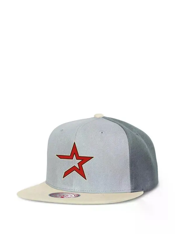 Mitchell & Ness Astros Star-patch Cap - Grey