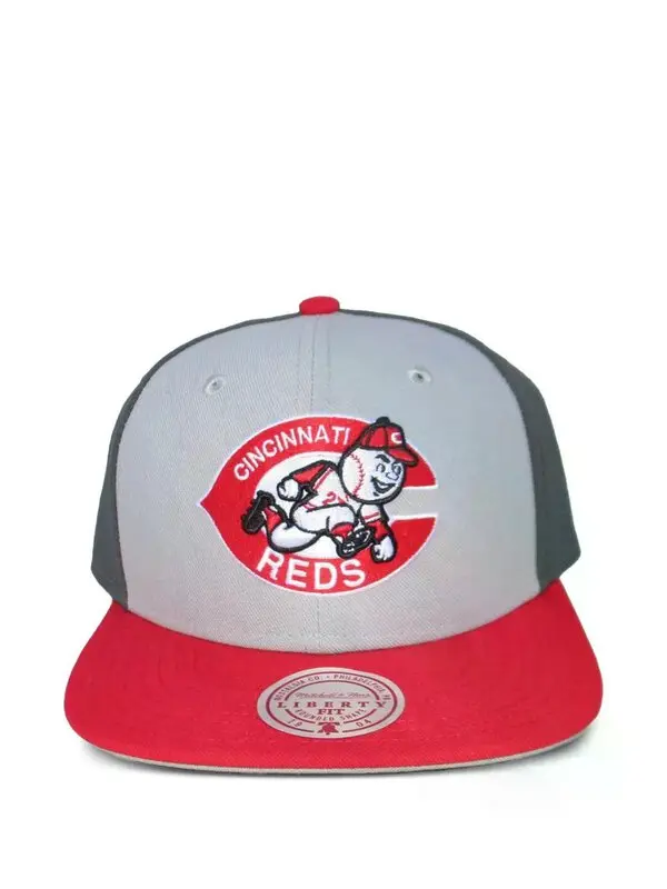 Mitchell & Ness Embroidered Trucker Hat - Grey