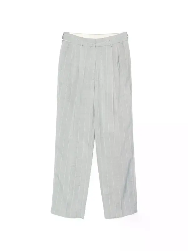 BLAZÉ MILANO Striped Pleated Trousers - Blue