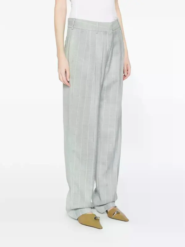 BLAZÉ MILANO Striped Pleated Trousers