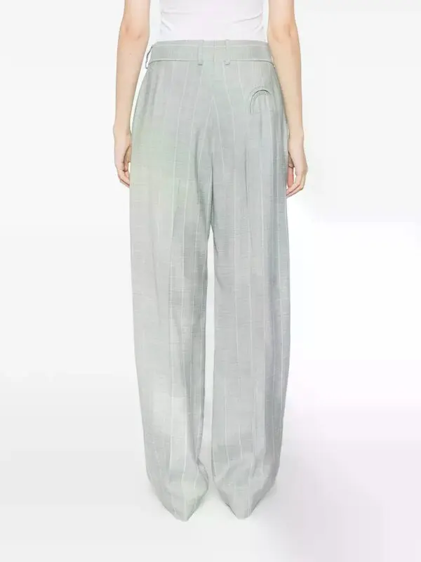 BLAZÉ MILANO Striped Pleated Trousers
