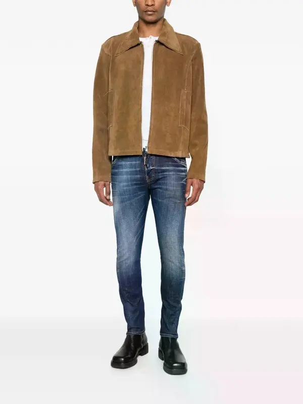 Dsquared2 Logo-patch Belt-loop Jeans - Blue