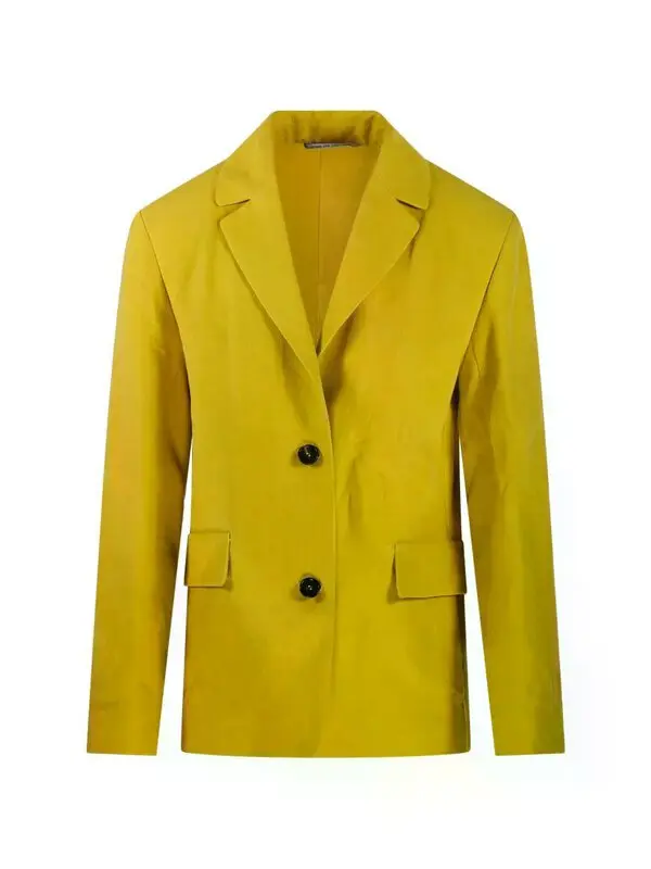 Max Mara Single-breasted Blazer - Yellow