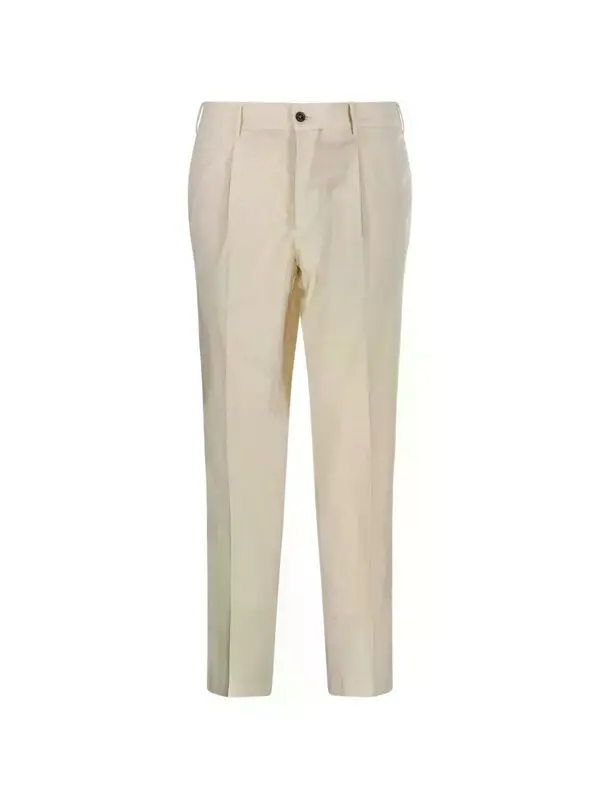 SANTANIELLO Pleated Trousers - Neutrals