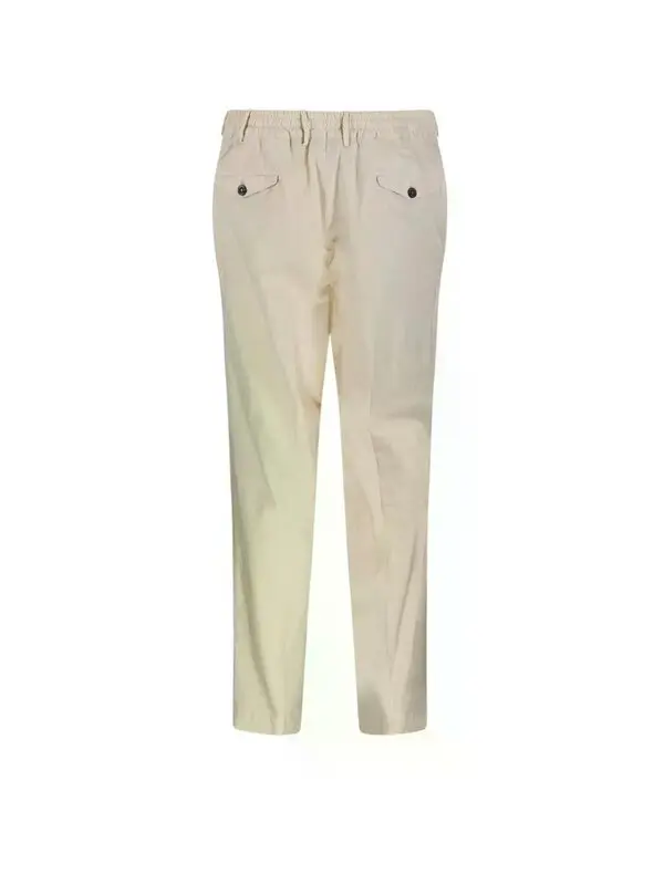 SANTANIELLO Pleated Trousers - Neutrals