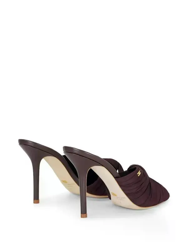 Elisabetta Franchi Draped Crossed Sandals - Brown
