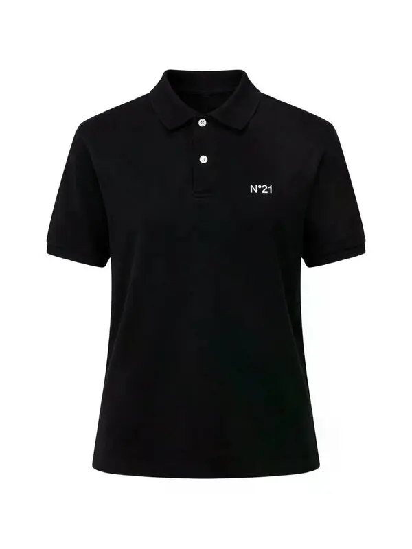 N°21 Logo-embroidered Polo Shirt
